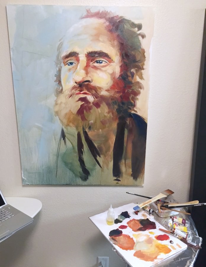 This Kind Man Paints Pictures Of Homeless People And Gives Them The ...